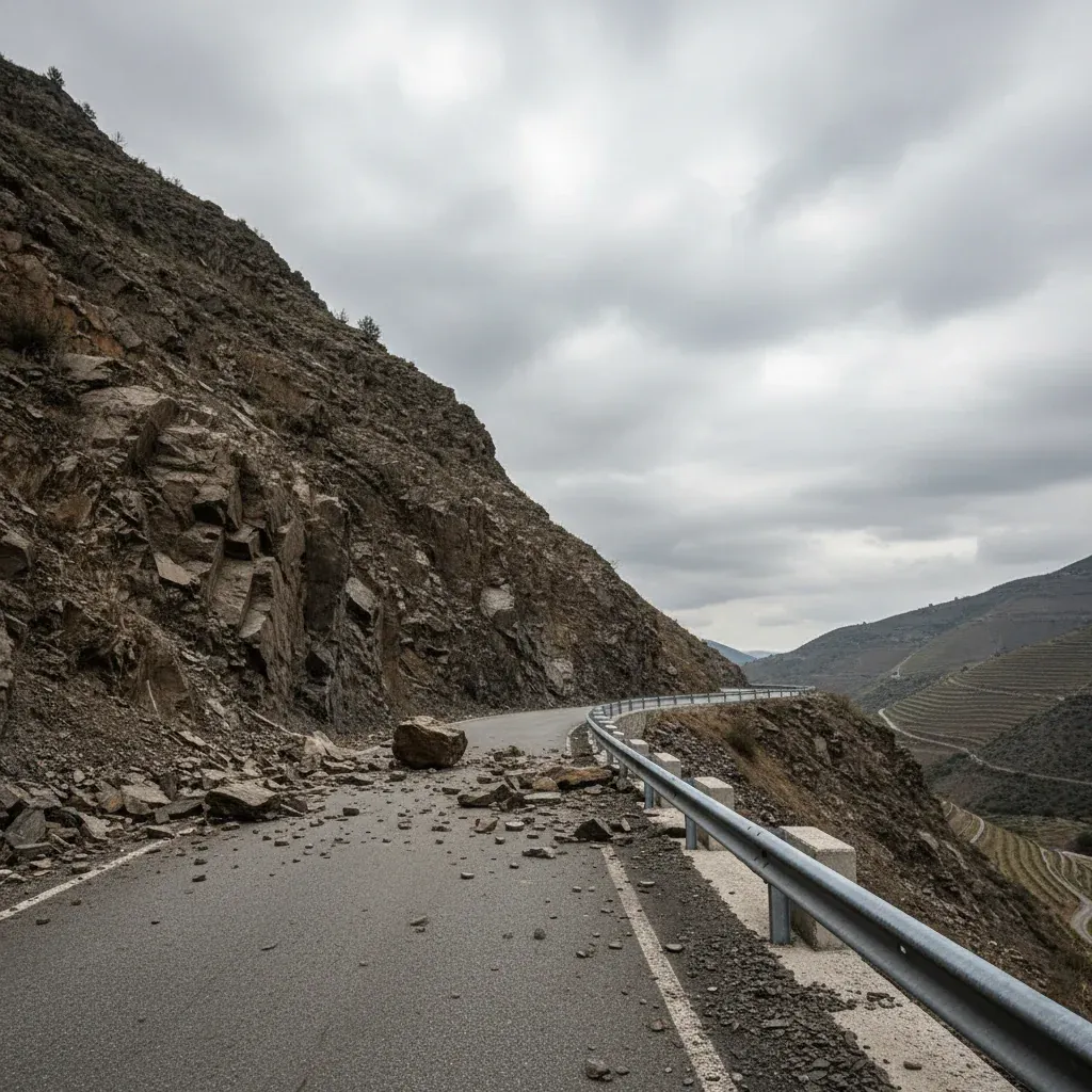 EN222 Foz Côa–Almendra Road Reopens with Stop-Go Traffic