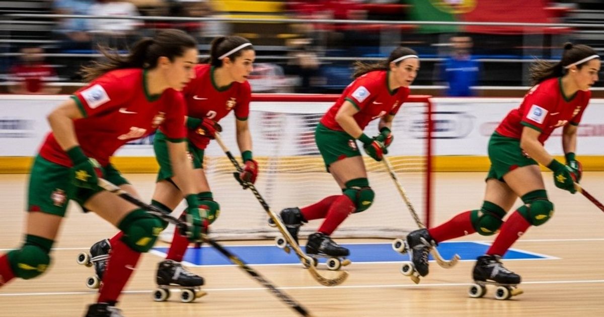Portugal Women Roller Hockey 24-0 Win, Reach Semis
