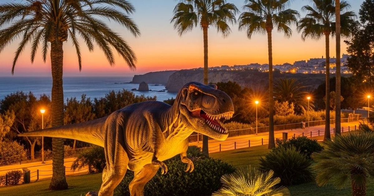 Beach Break In Albufeira? Visit Free Open-Air Jurassic Exhibit