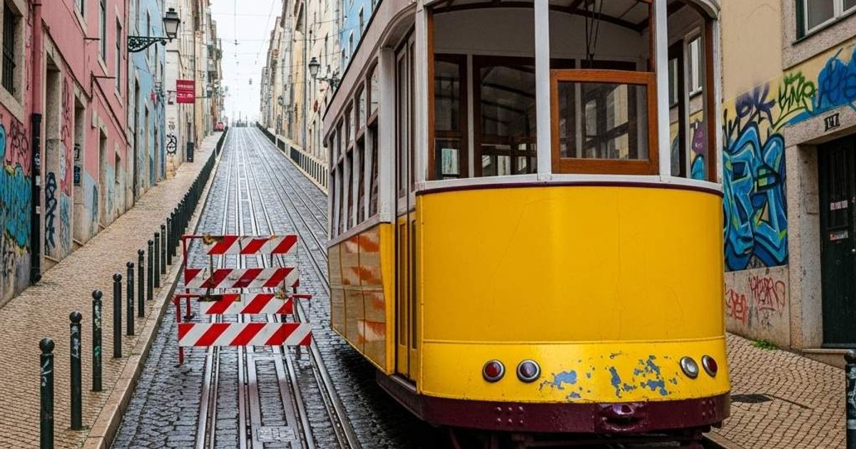 Lisbon funiculars closed after uncertified cable snap