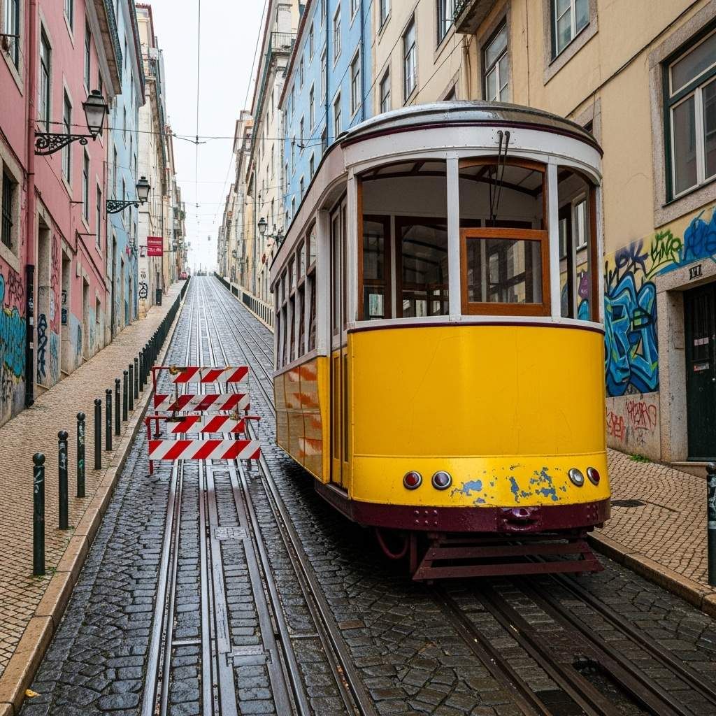 Lisbon funiculars closed after uncertified cable snap