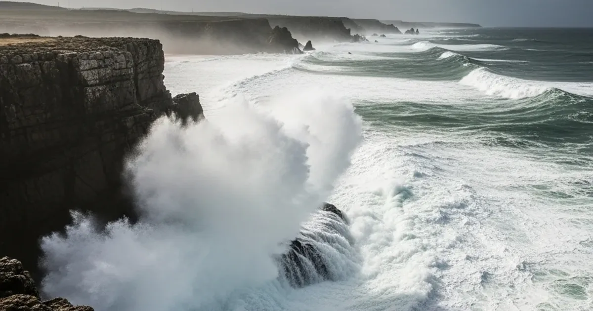 Storm Kristin in Portugal: Outages, Travel Delays, High Surf
