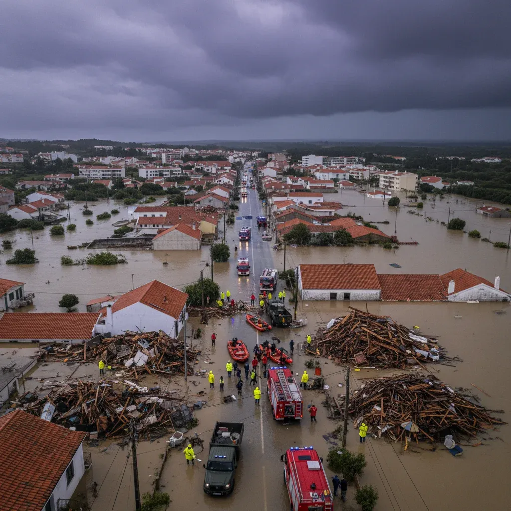 “Storm Leonardo Unleashes Flood Chaos Across Spain, Portugal, Morocco ...