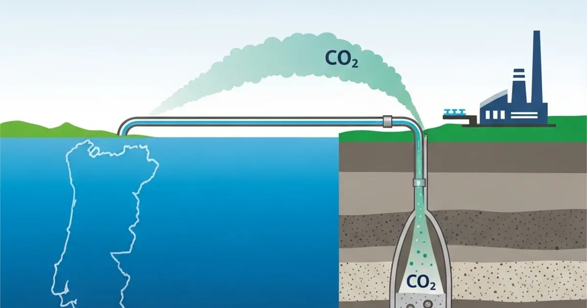Portugal to Pipe Industrial CO₂ to Atlantic Seabed Storage