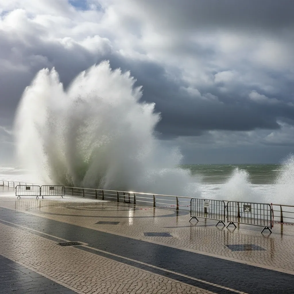 Portugal Weather Alert: Heavy Rain, 5m Waves, 90 km/h Gusts