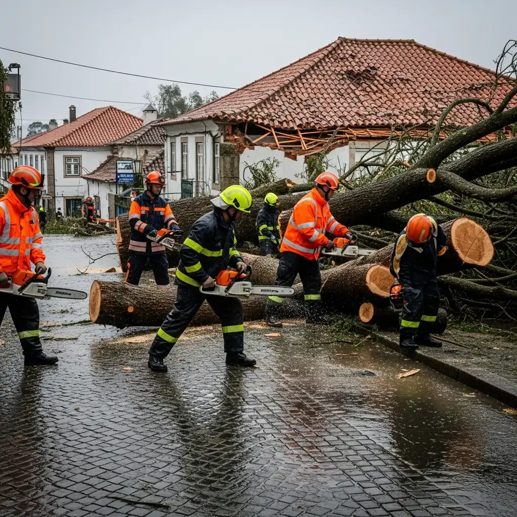 Storm Kristin Hits Portugal: 5 Dead, 8,000 Emergencies